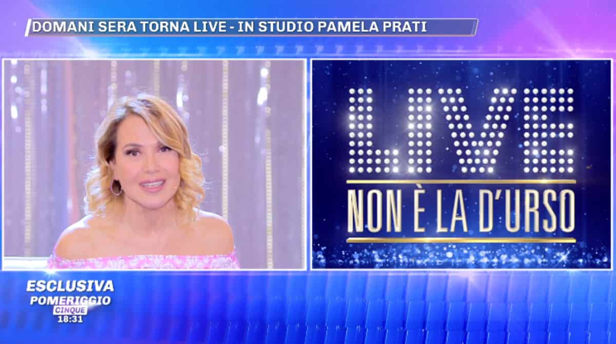 Live Non è D'Urso, Pamela Prati ospite nella puntata del 15 maggio 2019